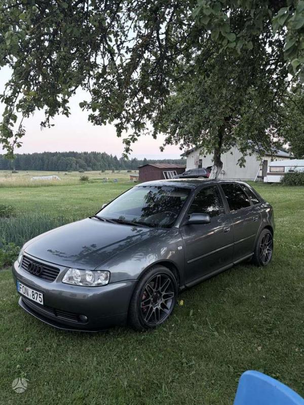 Black Audi A3 2003 in Vilnius, with an engine capacity of 1.90 L and mileage of 297 thousand km for 2500 €, photo 7 on AUTOMOTO.COM.LV