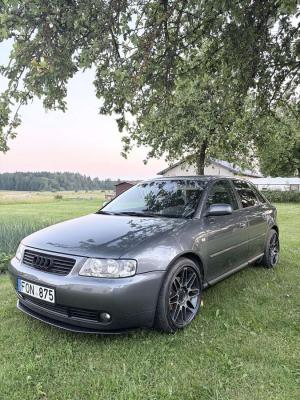 Black Audi A3 2003 in Vilnius, with an engine capacity of 1.90 L and mileage of 297 thousand km for 2500 €, photo 9 on AUTOMOTO.COM.LV