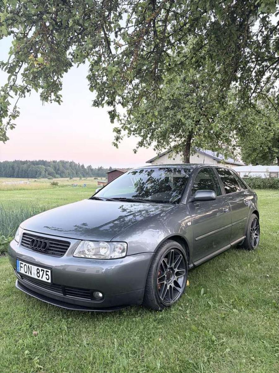 Black Audi A3 2003 in Vilnius, with an engine capacity of 1.90 L and mileage of 297 thousand km for 2500 €, photo 9 on AUTOMOTO.COM.LV