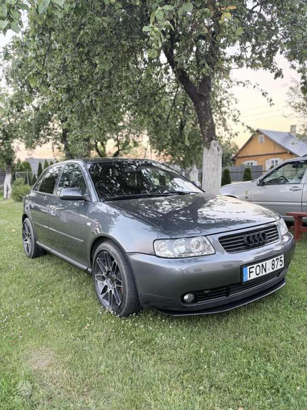 Black Audi A3 2003 in Vilnius, with an engine capacity of 1.90 L and mileage of 297 thousand km for 2500 €, photo 9 on AUTOMOTO.COM.LV