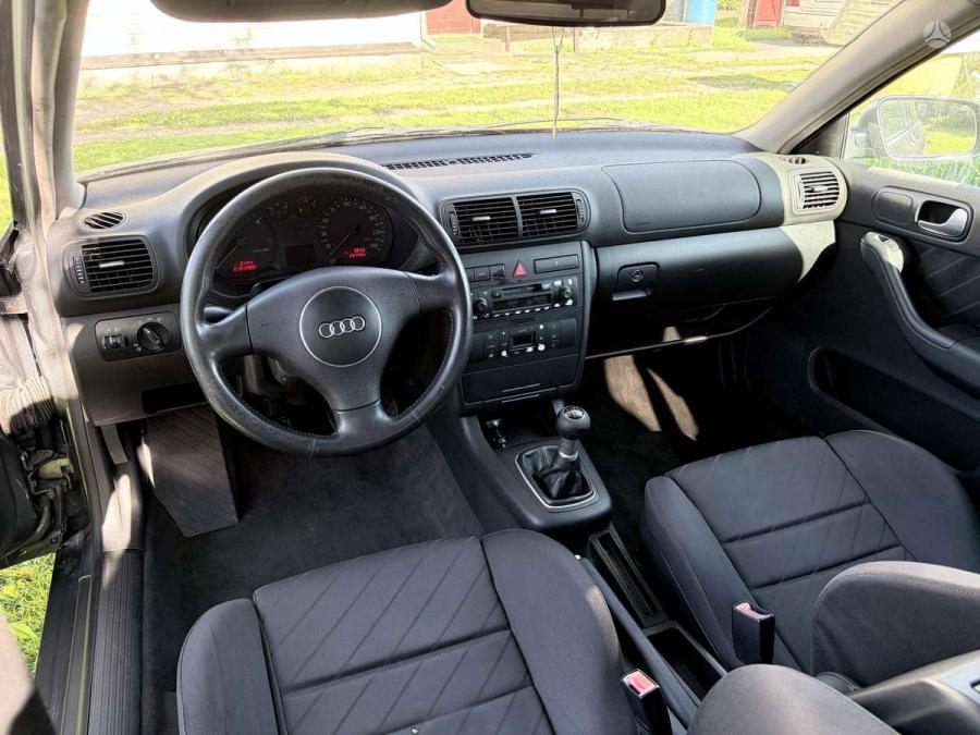 Black Audi A3 2003 in Vilnius, with an engine capacity of 1.90 L and mileage of 297 thousand km for 2500 €, photo 11 on AUTOMOTO.COM.LV