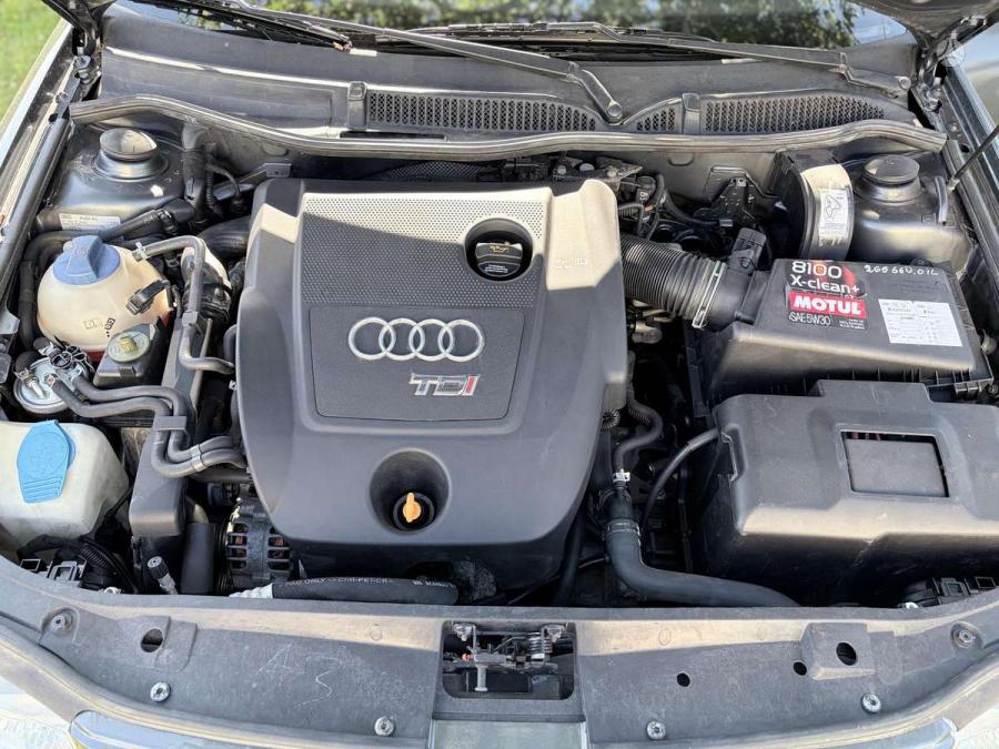 Black Audi A3 2003 in Vilnius, with an engine capacity of 1.90 L and mileage of 297 thousand km for 2500 €, photo 16 on AUTOMOTO.COM.LV