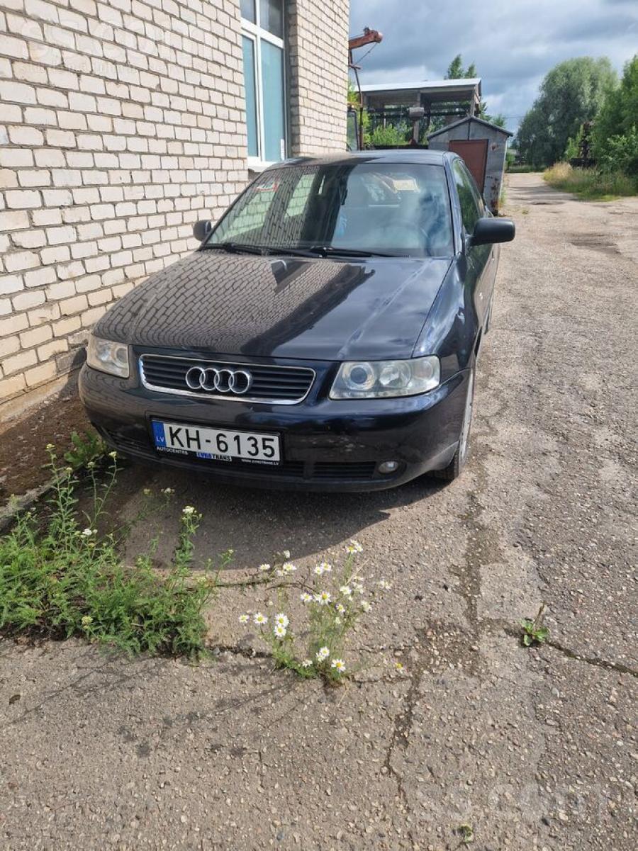 Melns Audi A3 2003 Krāslava, ar dzinēja tilpumu 1.60 L un nobraukumu 319 tūkst. km par 1500 €, foto 1 vietnē AUTOMOTO.COM.LV