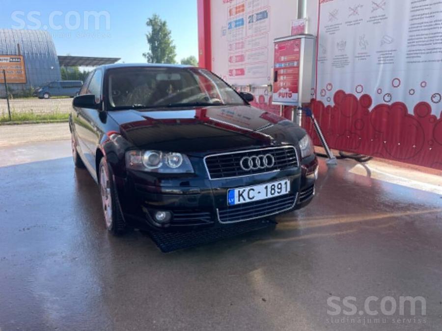 Melns Audi A3 2003 Bauska, ar dzinēja tilpumu 2.00 L un nobraukumu 411 tūkst. km par 1250 €, foto 1 vietnē AUTOMOTO.COM.LV