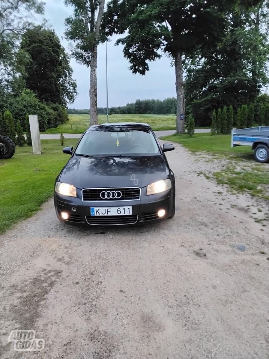 Black Audi A3 2003 in Utena, with an engine capacity of 2.00 L and mileage of 350 thousand km for 430 €, photo 1 on AUTOMOTO.COM.LV