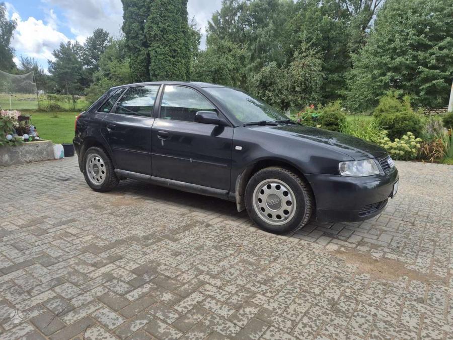 Melns Audi A3 2003 Viļņa, ar dzinēja tilpumu 1.60 L un nobraukumu 200 tūkst. km par 1300 €, foto 6 vietnē AUTOMOTO.COM.LV