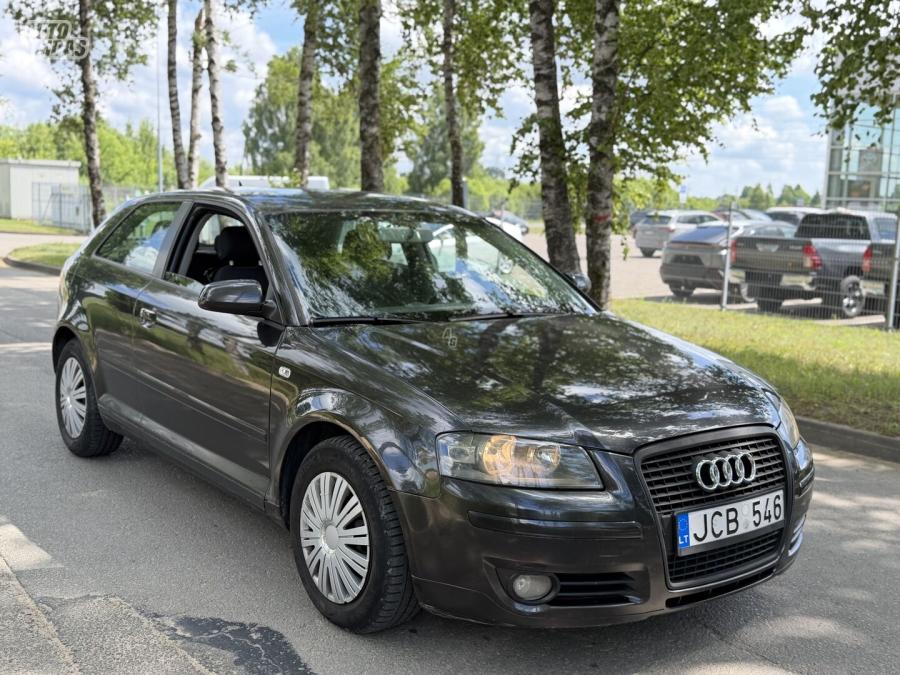 Black Audi A3 2003 in Panevezys, with an engine capacity of 2.00 L and mileage of 350 thousand km for 950 €, photo 1 on AUTOMOTO.COM.LV