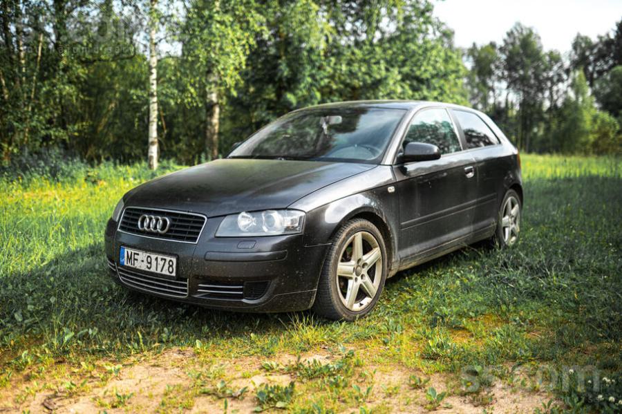Black Audi A3 2004 in Rezekne, with an engine capacity of 2.00 L and mileage of 389 thousand km for 2250 €, photo 1 on AUTOMOTO.COM.LV