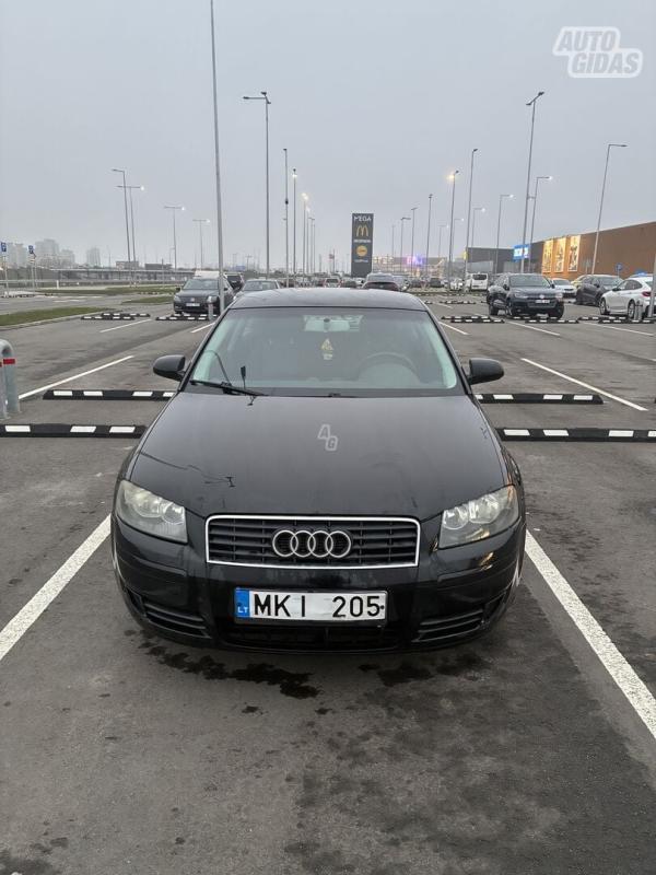 Melns Audi A3 2004 Kauņa, ar dzinēja tilpumu 1.90 L un nobraukumu 447 tūkst. km par 1500 €, foto 2 vietnē AUTOMOTO.COM.LV