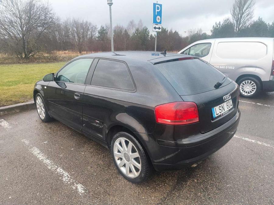 Melns Audi A3 2004 Viļņa, ar dzinēja tilpumu 1.97 L un nobraukumu 357 tūkst. km par 1800 €, foto 3 vietnē AUTOMOTO.COM.LV