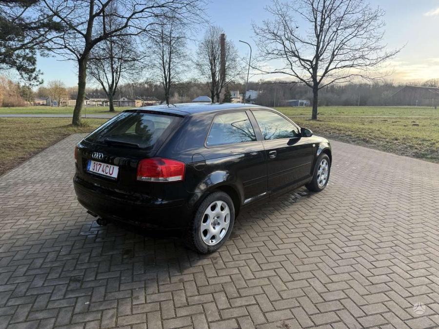 Black Audi A3 2004 in Kedainiai, with an engine capacity of 1.97 L and mileage of 309 thousand km for 2000 €, photo 5 on AUTOMOTO.COM.LV