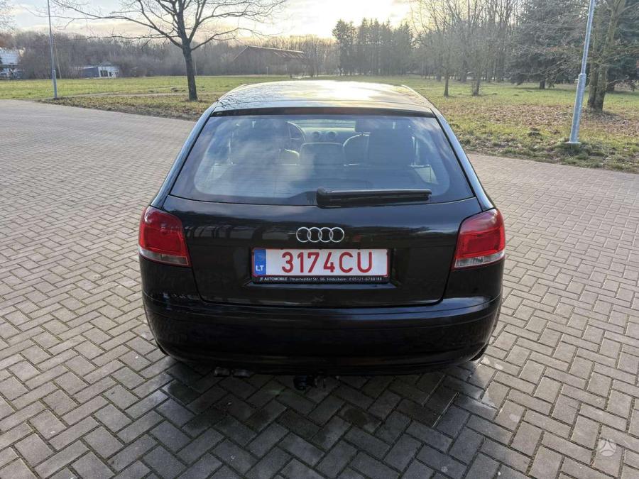Black Audi A3 2004 in Kedainiai, with an engine capacity of 1.97 L and mileage of 309 thousand km for 2000 €, photo 6 on AUTOMOTO.COM.LV