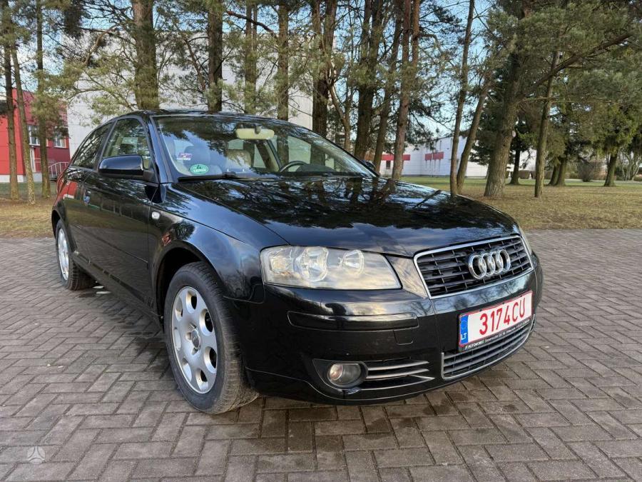 Black Audi A3 2004 in Kedainiai, with an engine capacity of 1.97 L and mileage of 309 thousand km for 2000 €, photo 9 on AUTOMOTO.COM.LV