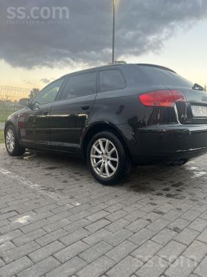 Black Audi A3 2004 in Riga, with an engine capacity of 2.00 L and mileage of 277 thousand km for 1900 €, photo 2 on AUTOMOTO.COM.LV