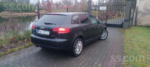 Black Audi A3 2004 in Gulbene, with an engine capacity of 2.00 L and mileage of 279 thousand km for 2250 €, photo 3 on AUTOMOTO.COM.LV