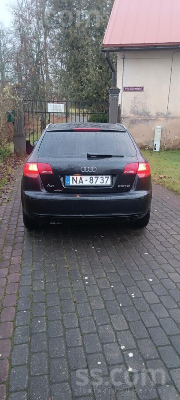 Black Audi A3 2004 in Gulbene, with an engine capacity of 2.00 L and mileage of 279 thousand km for 2250 €, photo 7 on AUTOMOTO.COM.LV