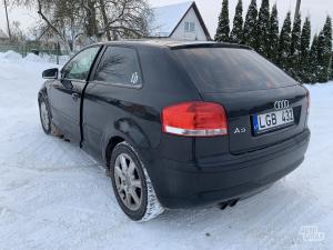 Black Audi A3 2004 in Vilnius, with an engine capacity of 2.00 L and mileage of 259 thousand km for 650 €, photo 4 on AUTOMOTO.COM.LV