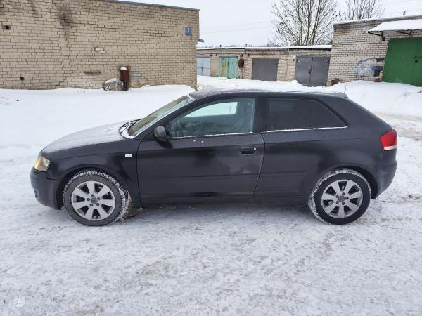 Melns Audi A3 2004 Kėdainiai, ar dzinēja tilpumu 1.90 L un nobraukumu 270 tūkst. km par 1250 €, foto 2 vietnē AUTOMOTO.COM.LV