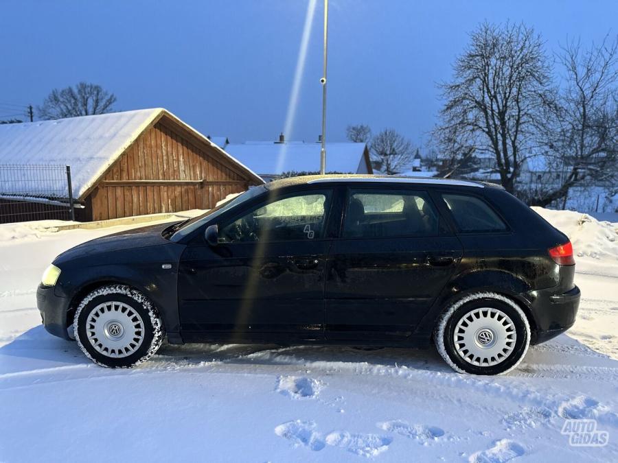 Black Audi A3 2004 in Ukmerge, with an engine capacity of 2.00 L and mileage of 367 thousand km for 650 €, photo 2 on AUTOMOTO.COM.LV