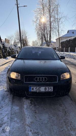 Black Audi A3 2004 in Vilnius, with an engine capacity of 1.97 L and mileage of 347 thousand km for 1199 €, photo 2 on AUTOMOTO.COM.LV