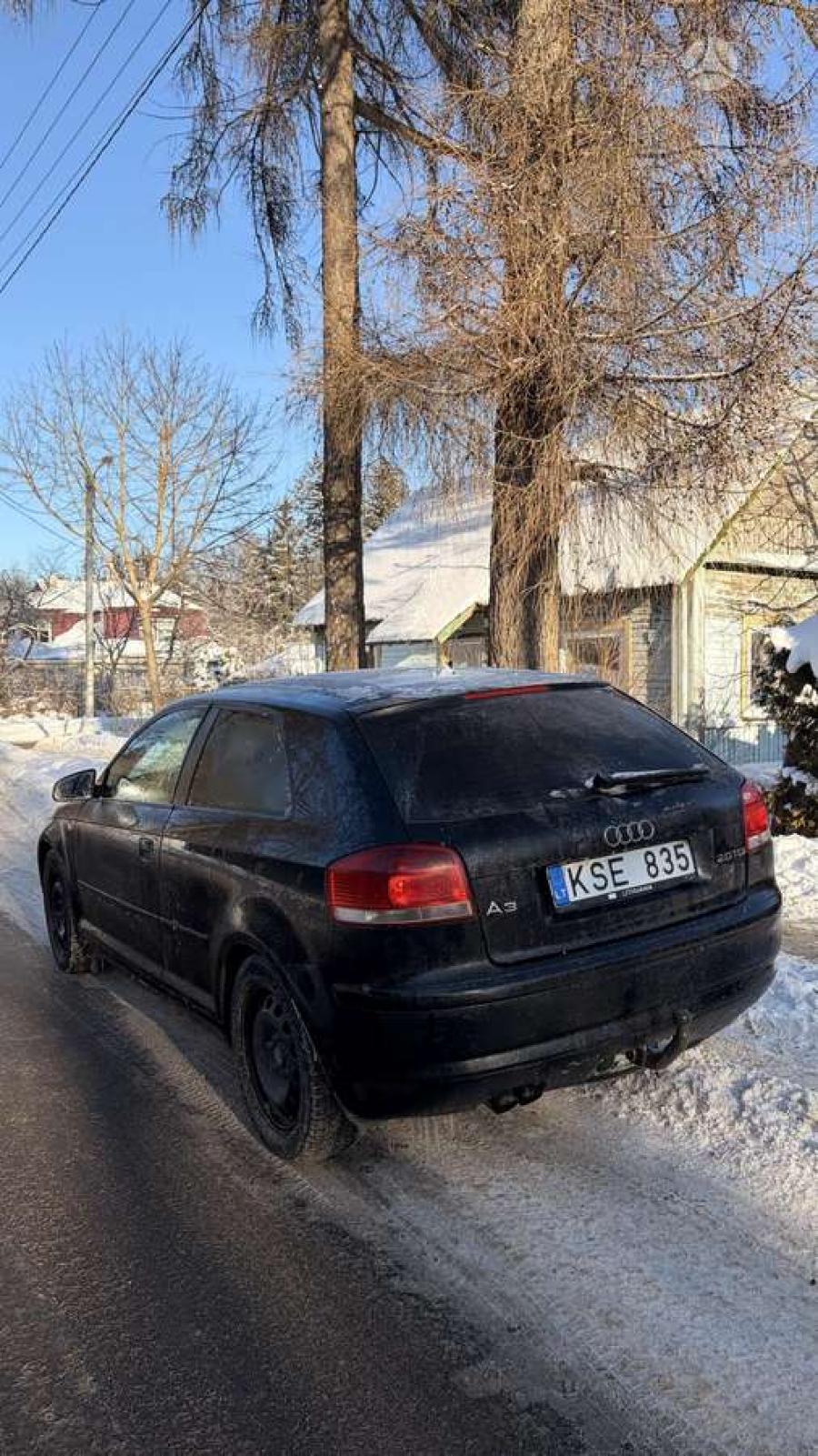 Black Audi A3 2004 in Vilnius, with an engine capacity of 1.97 L and mileage of 347 thousand km for 1199 €, photo 5 on AUTOMOTO.COM.LV