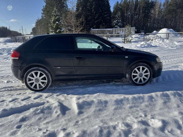 Melns Audi A3 2004 Molėtai, ar dzinēja tilpumu 1.97 L un nobraukumu 358 tūkst. km par 1850 €, foto 2 vietnē AUTOMOTO.COM.LV
