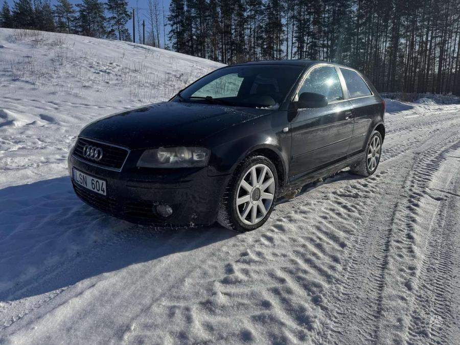 Melns Audi A3 2004 Molėtai, ar dzinēja tilpumu 1.97 L un nobraukumu 358 tūkst. km par 1850 €, foto 3 vietnē AUTOMOTO.COM.LV