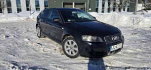 Black Audi A3 2004 in Utena, with an engine capacity of 1.90 L and mileage of 271 thousand km for 1700 €, photo  on AUTOMOTO.COM.LV
