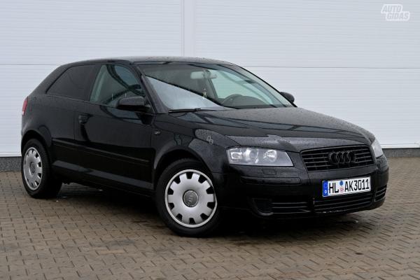 Black Audi A3 2004 in Kretinga, with an engine capacity of 2.00 L and mileage of 192 thousand km for 1850 €, photo 1 on AUTOMOTO.COM.LV