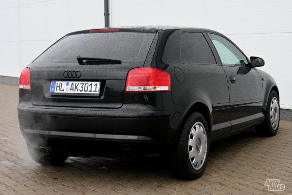 Black Audi A3 2004 in Kretinga, with an engine capacity of 2.00 L and mileage of 192 thousand km for 1850 €, photo 8 on AUTOMOTO.COM.LV