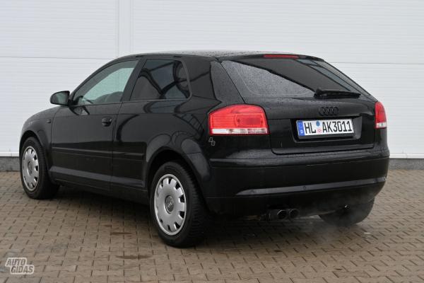 Black Audi A3 2004 in Kretinga, with an engine capacity of 2.00 L and mileage of 192 thousand km for 1850 €, photo 10 on AUTOMOTO.COM.LV