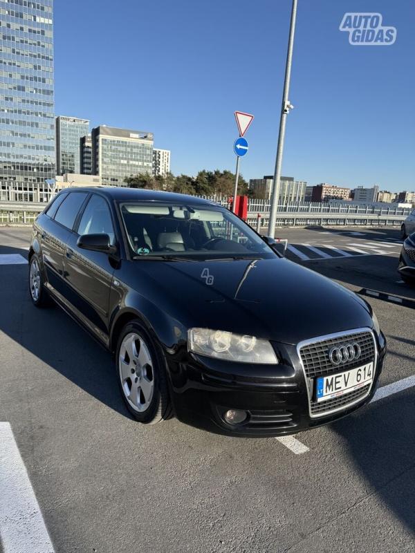Black Audi A3 2004 in Vilnius, with an engine capacity of 2.00 L and mileage of 337 thousand km for 2500 €, photo 5 on AUTOMOTO.COM.LV