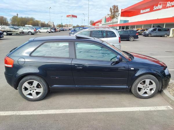Black Audi A3 2004 in Kaunas, with an engine capacity of 2.00 L and mileage of 277 thousand km for 2350 €, photo 7 on AUTOMOTO.COM.LV