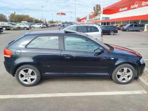 Black Audi A3 2004 in Kaunas, with an engine capacity of 2.00 L and mileage of 277 thousand km for 2350 €, photo 8 on AUTOMOTO.COM.LV