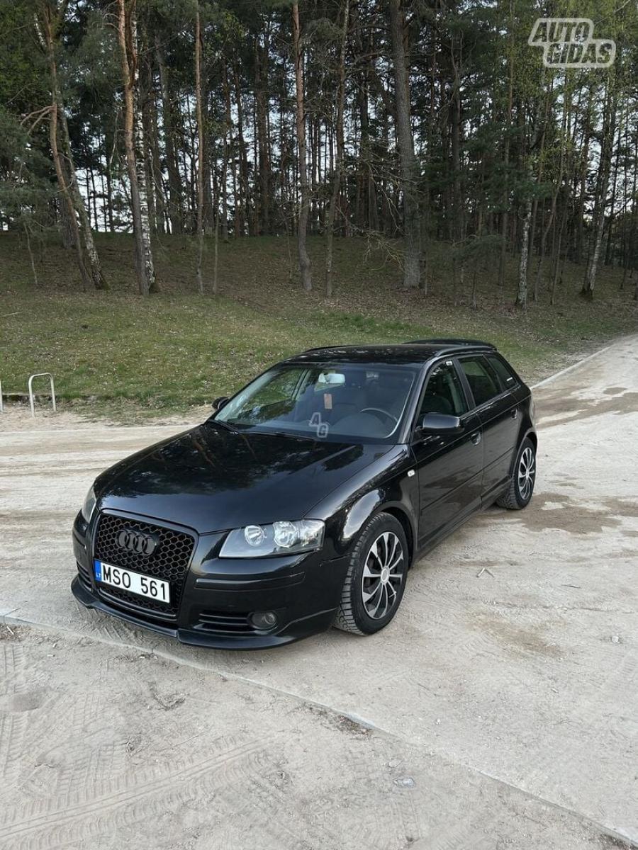 Black Audi A3 2004 in Kaunas, with an engine capacity of 2.00 L and mileage of 364 thousand km for 2200 €, photo 1 on AUTOMOTO.COM.LV