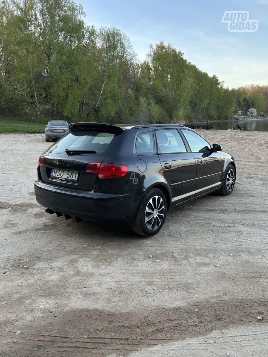 Black Audi A3 2004 in Kaunas, with an engine capacity of 2.00 L and mileage of 364 thousand km for 2200 €, photo 6 on AUTOMOTO.COM.LV