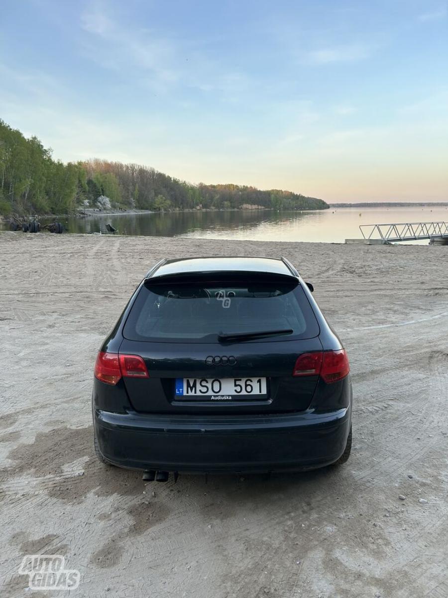 Black Audi A3 2004 in Kaunas, with an engine capacity of 2.00 L and mileage of 364 thousand km for 2200 €, photo 7 on AUTOMOTO.COM.LV