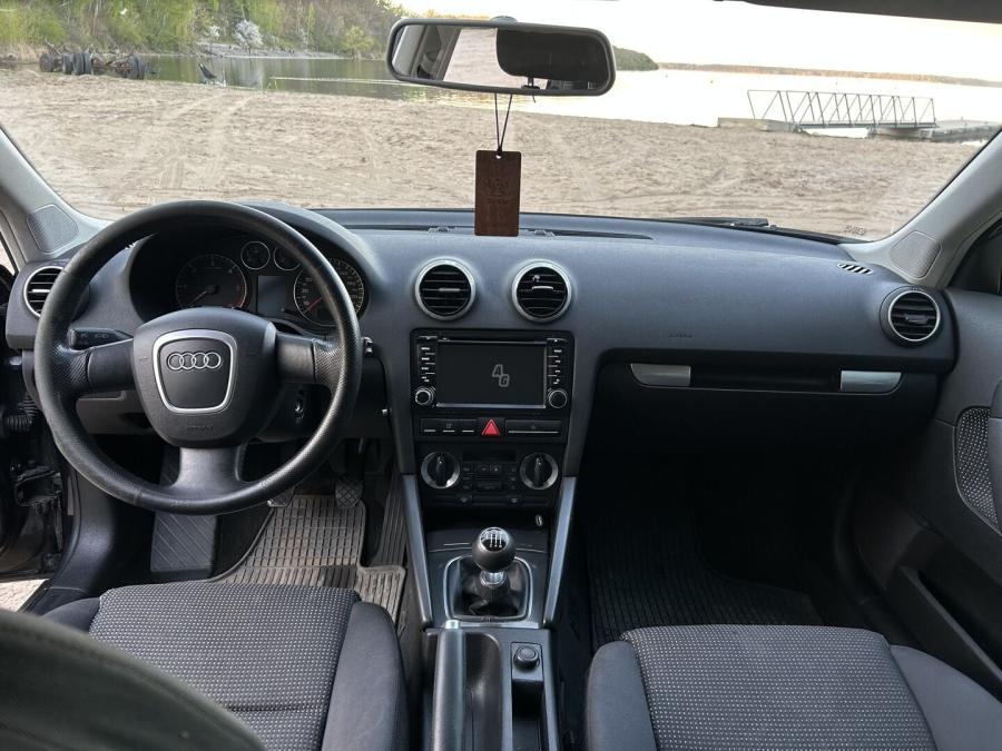 Black Audi A3 2004 in Kaunas, with an engine capacity of 2.00 L and mileage of 364 thousand km for 2200 €, photo 10 on AUTOMOTO.COM.LV