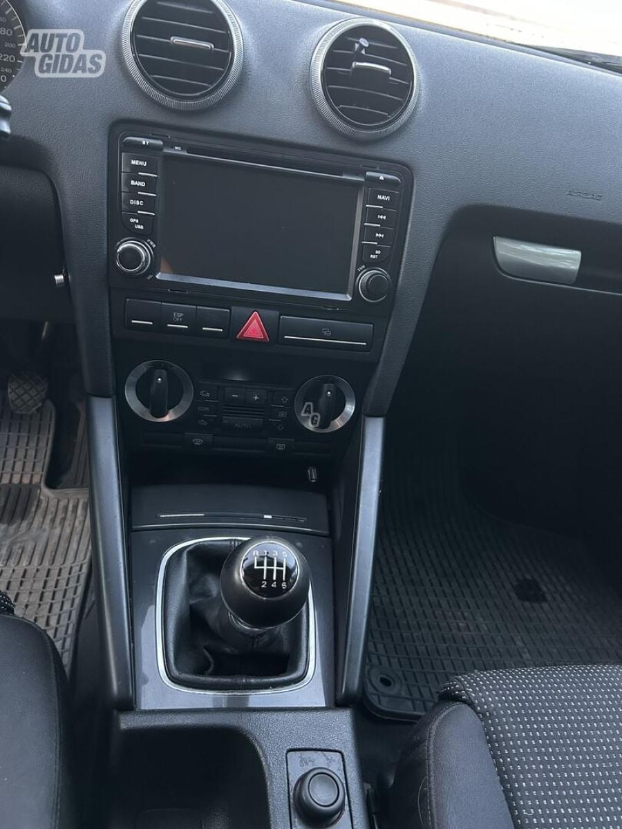 Black Audi A3 2004 in Kaunas, with an engine capacity of 2.00 L and mileage of 364 thousand km for 2200 €, photo 15 on AUTOMOTO.COM.LV