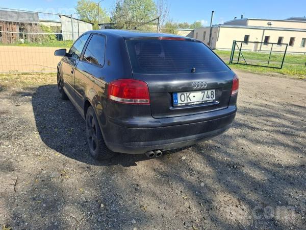 Черный Ауди А3 2004 в Гулбене, объемом двигателя 2.00 л и пробегом 393 тыс. км за 900 €, фото 2 на AUTOMOTO.COM.LV