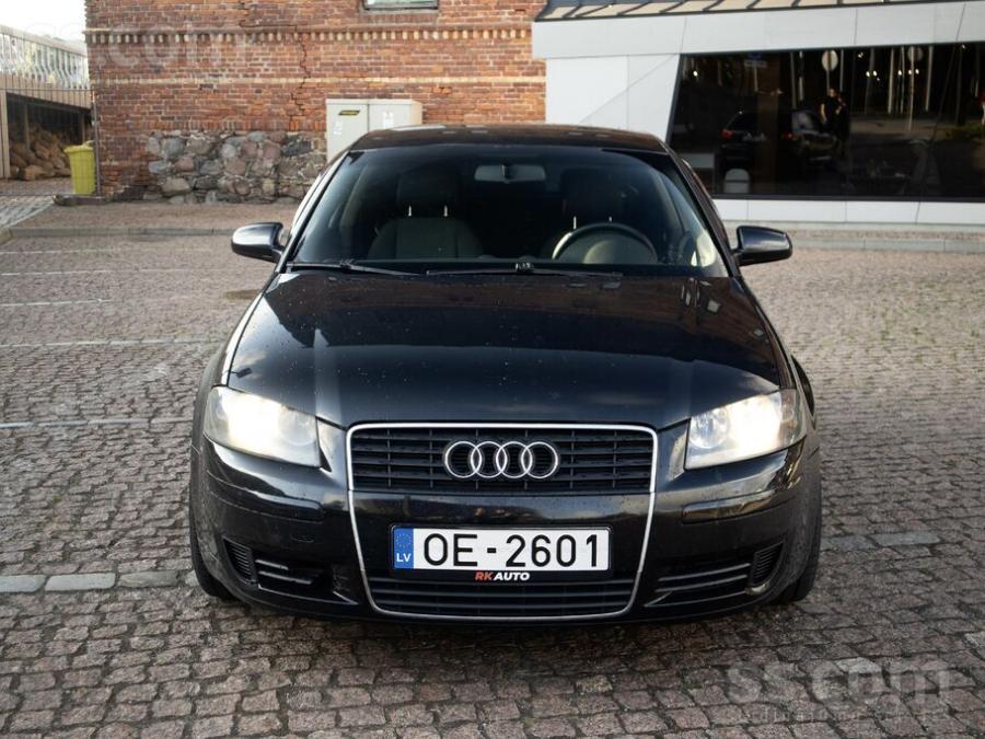 Black Audi A3 2004 in Liepaja, with an engine capacity of 1.90 L and mileage of 394 thousand km for 1900 €, photo 3 on AUTOMOTO.COM.LV