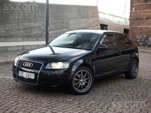 Black Audi A3 2004 in Liepaja, with an engine capacity of 1.90 L and mileage of 394 thousand km for 1900 €, photo 4 on AUTOMOTO.COM.LV