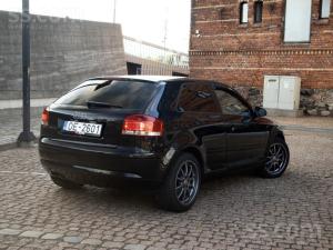 Black Audi A3 2004 in Liepaja, with an engine capacity of 1.90 L and mileage of 394 thousand km for 1900 €, photo 7 on AUTOMOTO.COM.LV