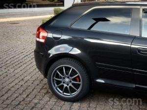 Black Audi A3 2004 in Liepaja, with an engine capacity of 1.90 L and mileage of 394 thousand km for 1900 €, photo 8 on AUTOMOTO.COM.LV