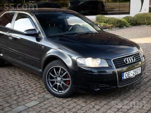 Black Audi A3 2004 in Liepaja, with an engine capacity of 1.90 L and mileage of 394 thousand km for 1900 €, photo 9 on AUTOMOTO.COM.LV