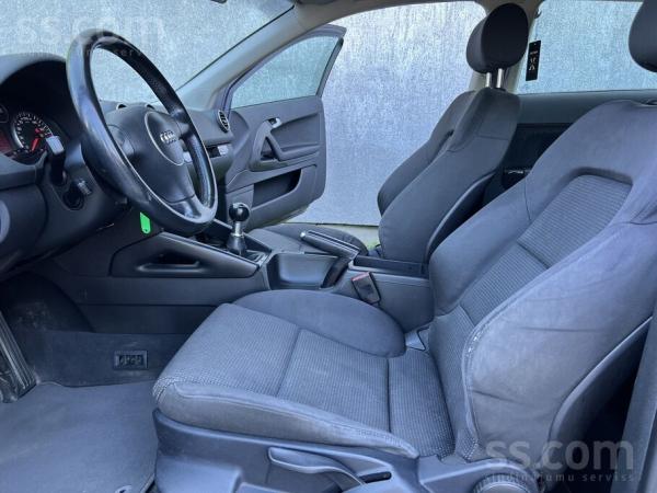 Черный Ауди А3 2004 в Лиепая, объемом двигателя 1.90 л и пробегом 335 тыс. км за 2150 €, фото 7 на AUTOMOTO.COM.LV