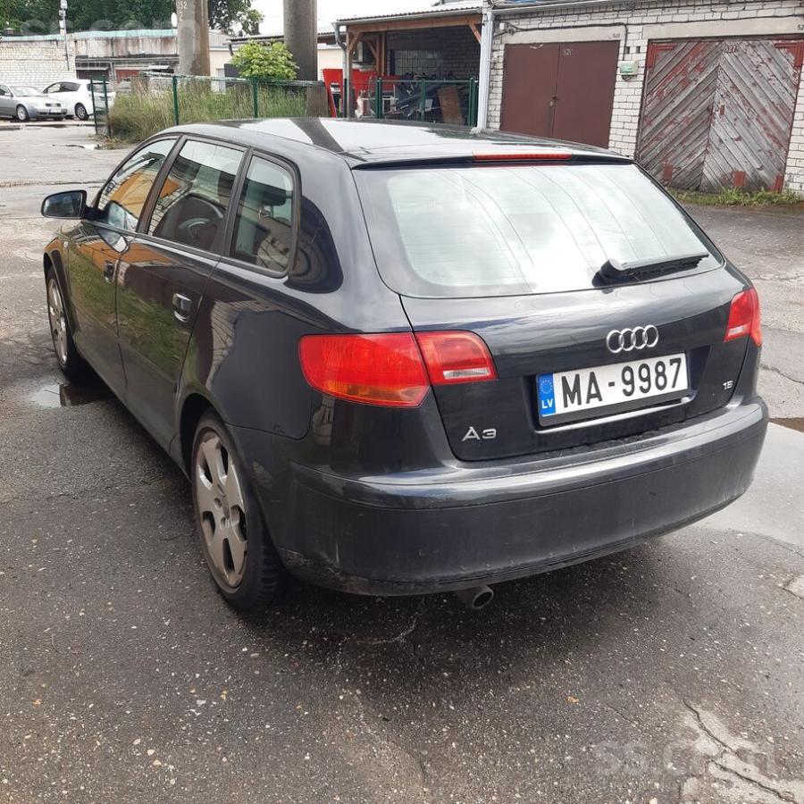 Melns Audi A3 2004 Rīga, ar dzinēja tilpumu 1.60 L un nobraukumu 207 tūkst. km par 1200 €, foto 8 vietnē AUTOMOTO.COM.LV