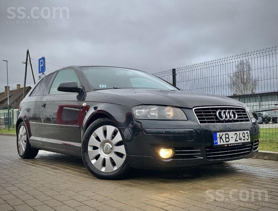 Melns Audi A3 2004 Jelgava, ar dzinēja tilpumu 1.60 L un nobraukumu 0 tūkst. km par 2350 €, foto 1 vietnē AUTOMOTO.COM.LV
