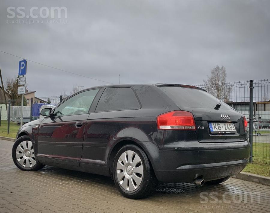 Melns Audi A3 2004 Jelgava, ar dzinēja tilpumu 1.60 L un nobraukumu 0 tūkst. km par 2350 €, foto 4 vietnē AUTOMOTO.COM.LV