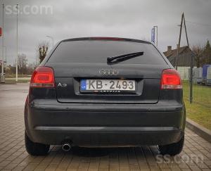 Melns Audi A3 2004 Jelgava, ar dzinēja tilpumu 1.60 L un nobraukumu 0 tūkst. km par 2350 €, foto 7 vietnē AUTOMOTO.COM.LV